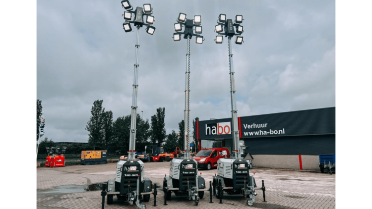 Mobiele lichtmast aggregaat - Habo verhuur